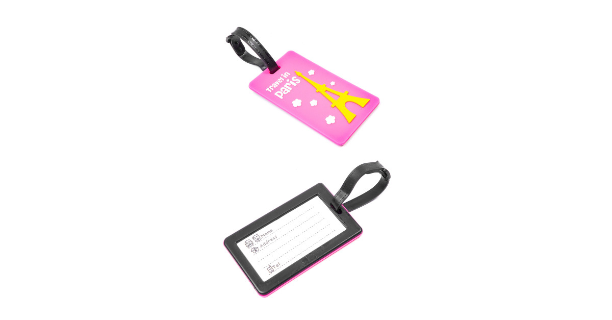 Etiketa za kofer AGA DS457-PI - roza | Kofer | Inlea.hr